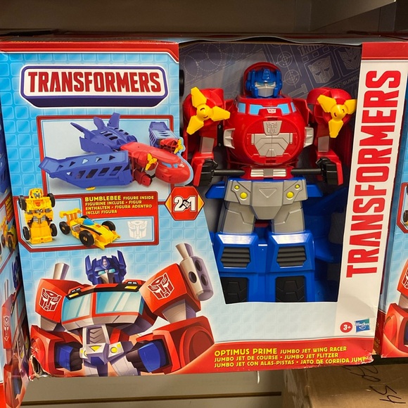 Transformers | Toys | Transformers Optimus Prime Jumbo Jet Wing Racer ...
